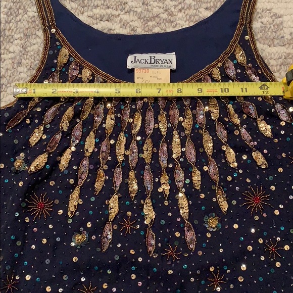 Vintage | Tops | Vintage Beaded Sequence Tank | Poshmark